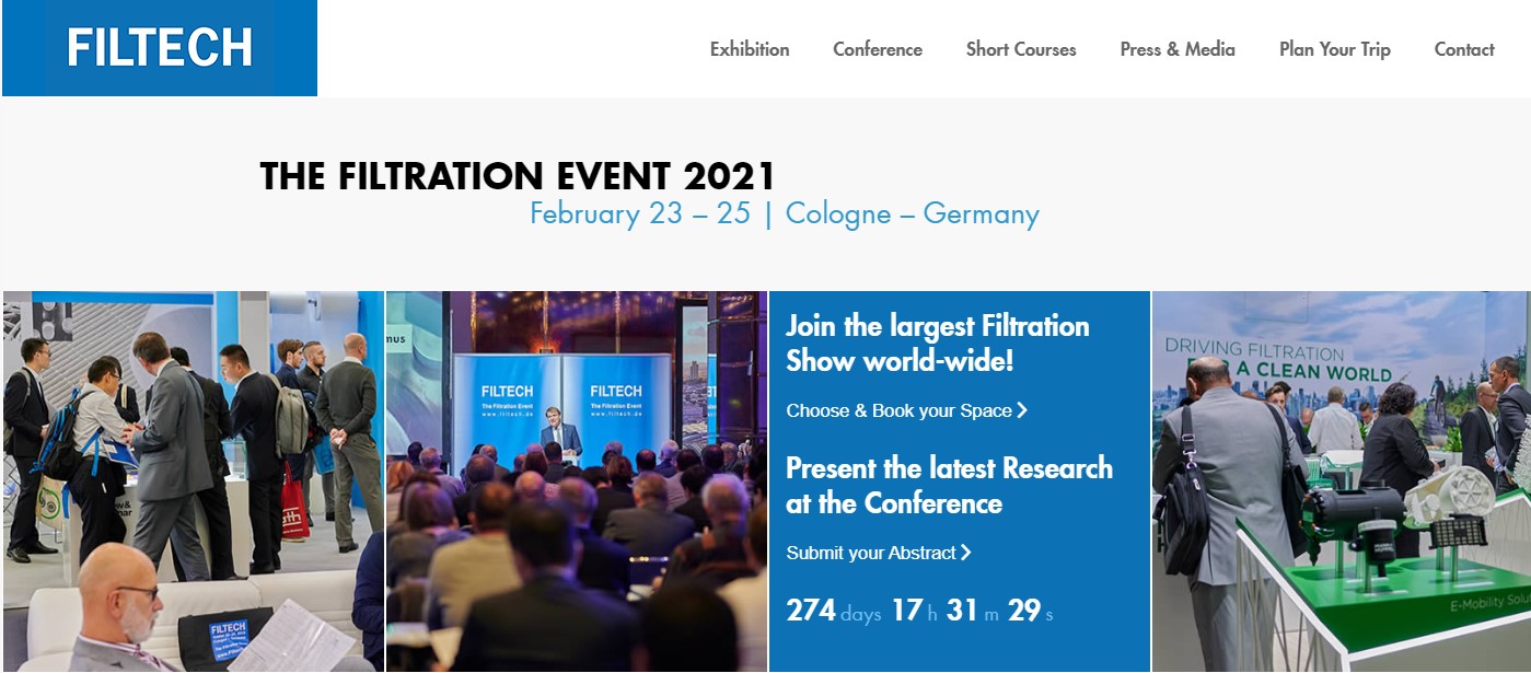 FILTECH 2021 - Water Filters – Trade Shows & OEM/ODM Manufacturers